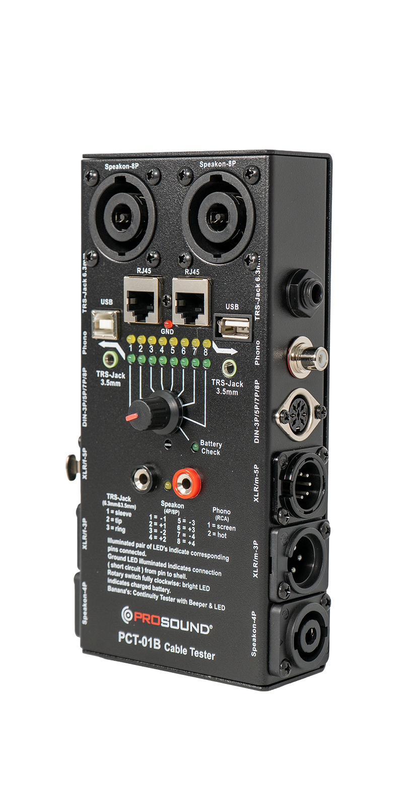 PROBADOR CABLES PROSOUND MOD. PCT-01B - Gonher Music Center