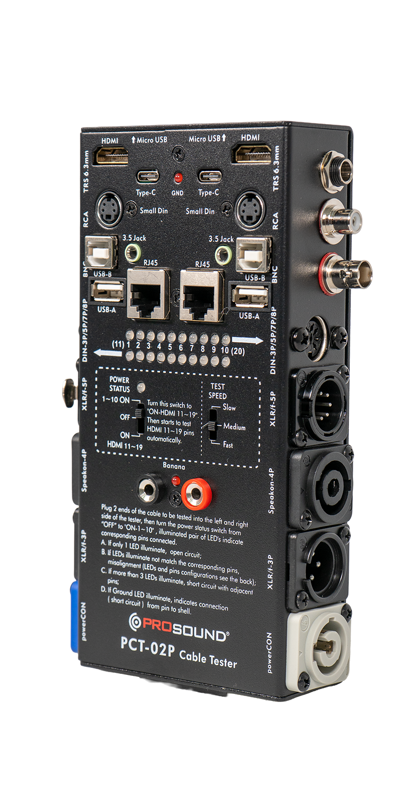 PROBADOR CABLES PROSOUND MOD. PCT-02P - Gonher Music Center